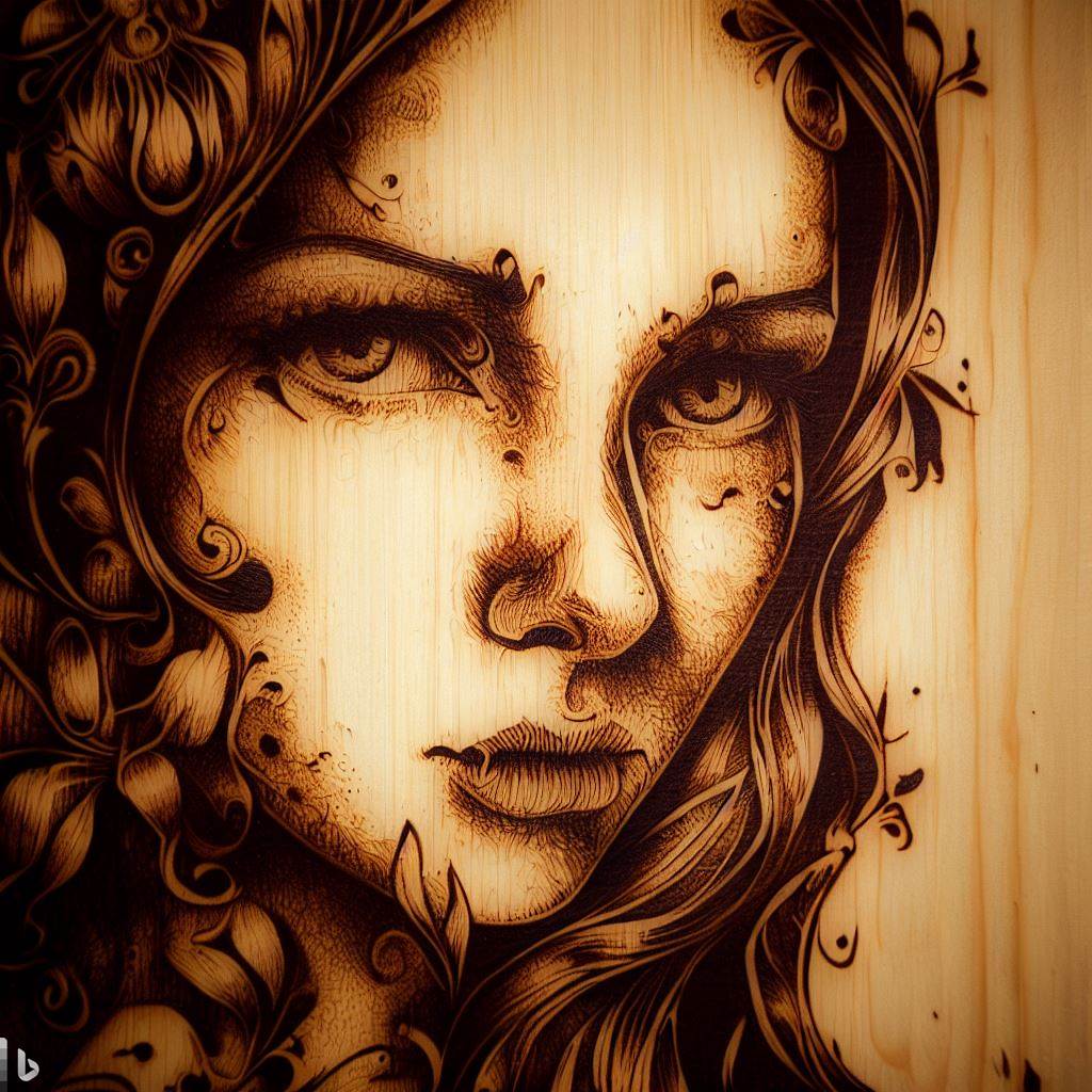 Pyrography Portraiture Tips: Burning Realistic Faces and Figures into ...
